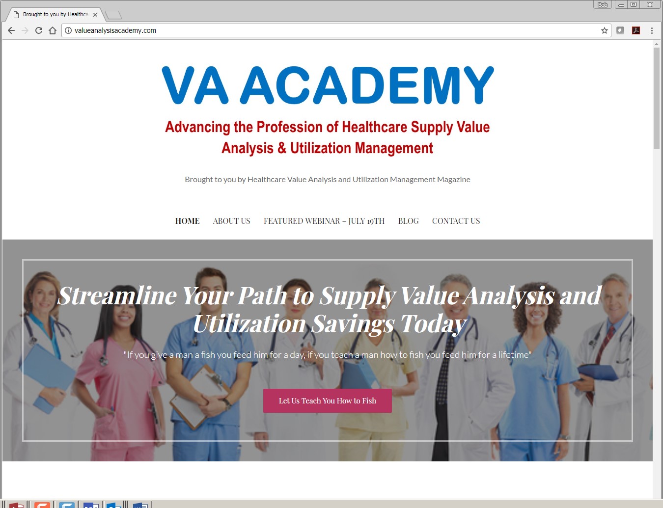 Introducing the Healthcare Value Analysis Academy